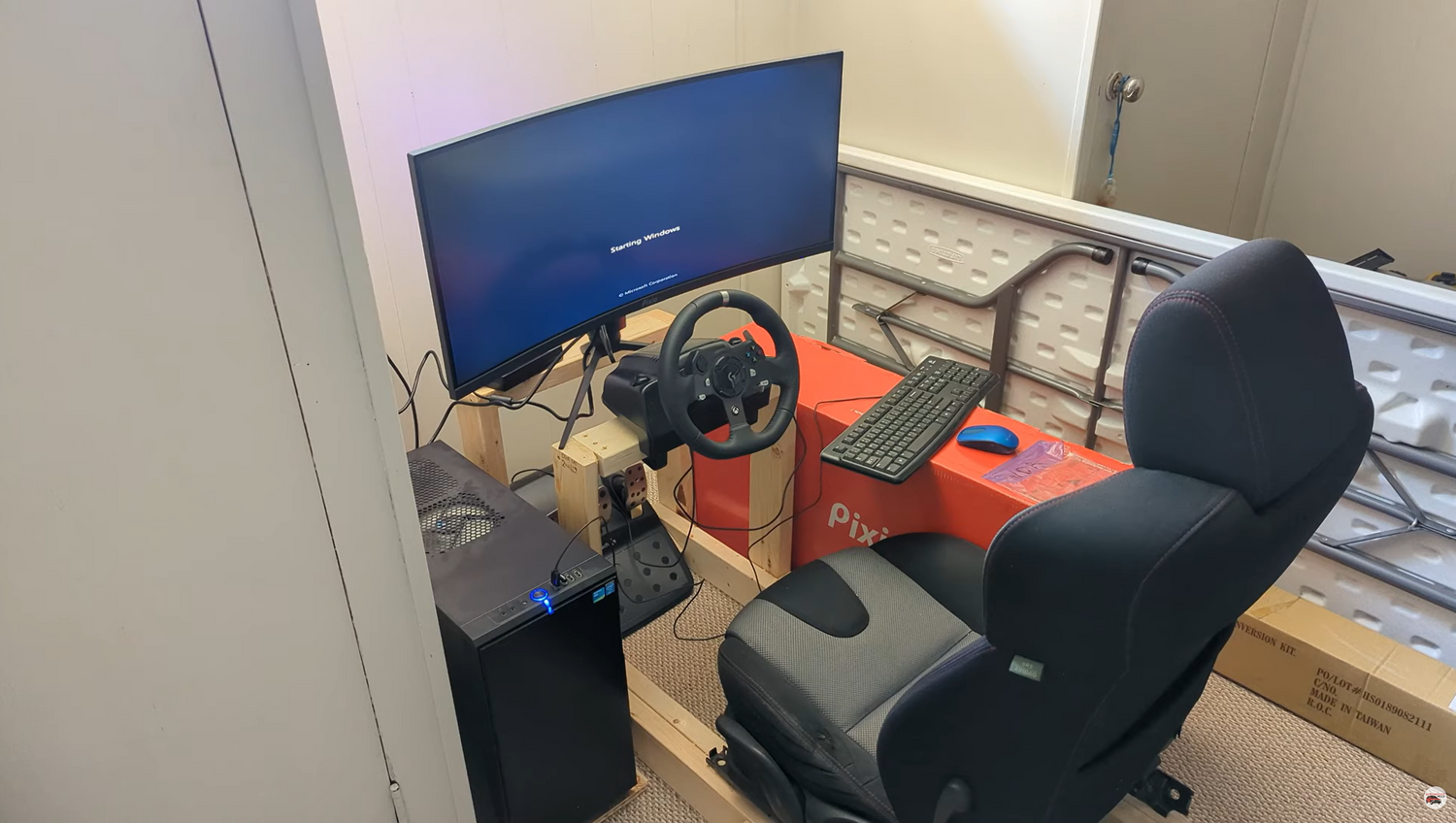 My DIY Beginner SimRacing Rig Build - Stage 1 – Pixio