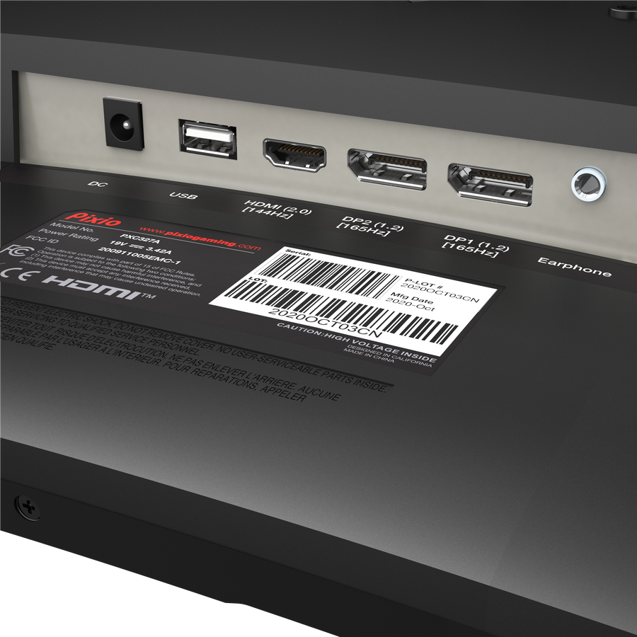 Pixio PXC327A | 32 inch 1440p 165Hz 1ms HDR 1500R Curved Gaming Monitor